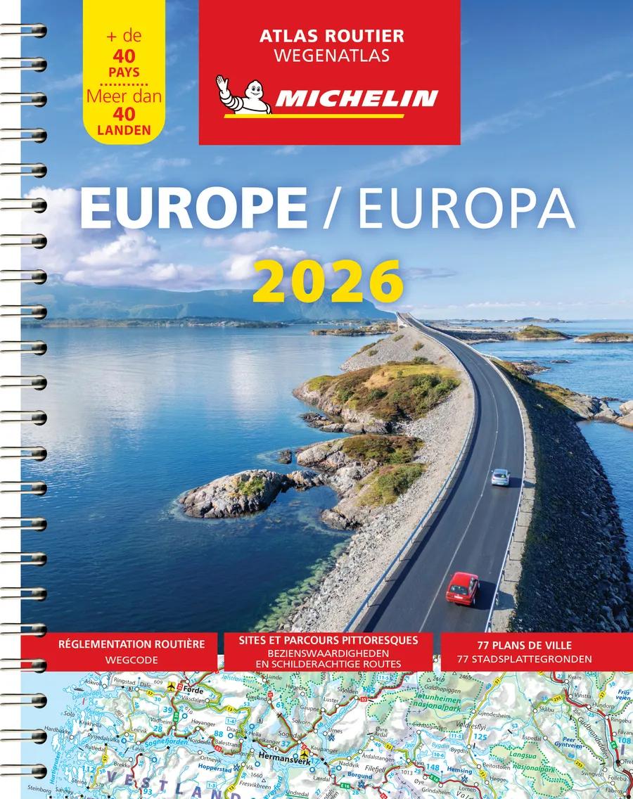 Michelin Atlas Europa 2026 | ANWB Webwinkel