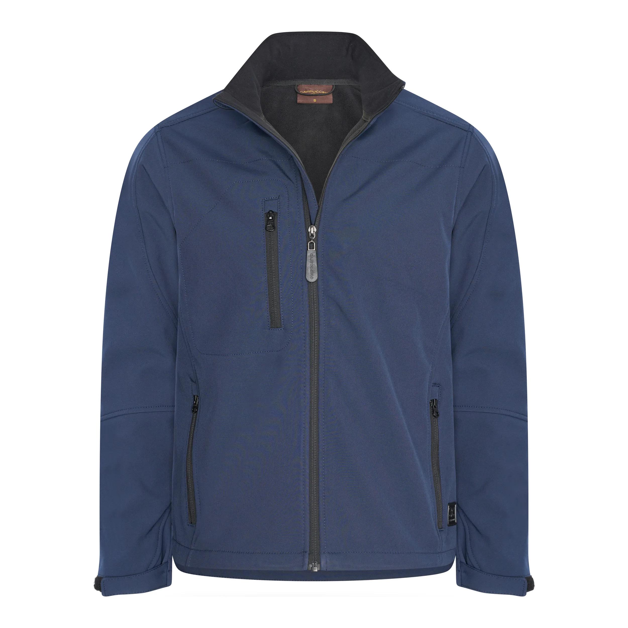 Heren Softshell Zip Jacket Navy Cappuccino Italia | ANWB Webwinkel