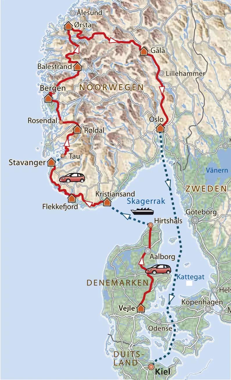 19-daagse rondreis Noorwegen - Het mooiste uitzicht ter wereld