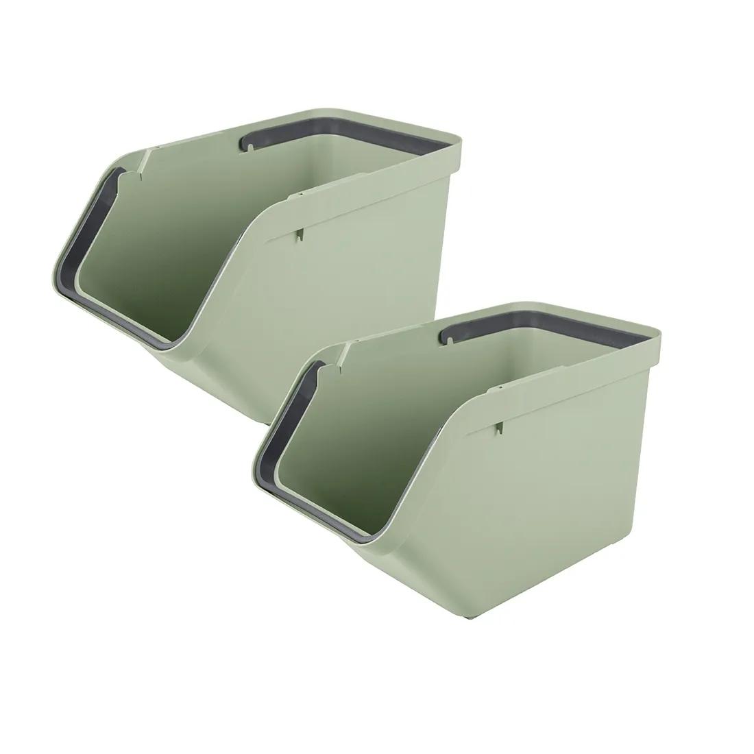 Sigma home sorteer unit 30L groen-2 dlg | ANWB Webwinkel