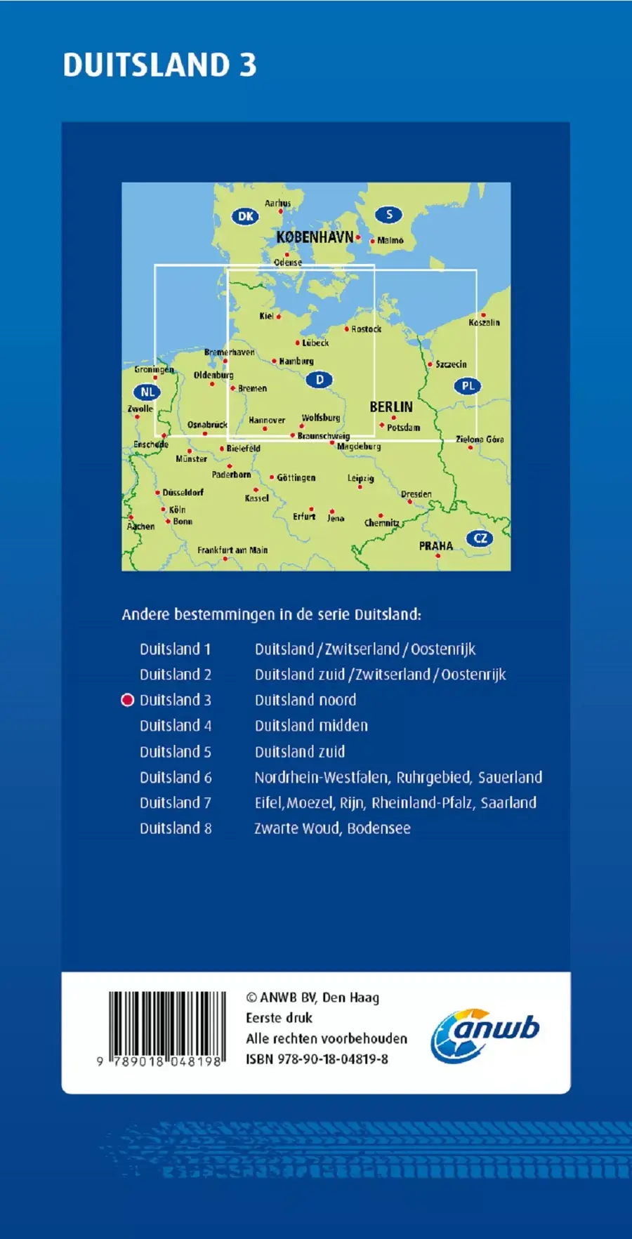 ANWB Wegenkaart Duitsland Noord | ANWB Webwinkel