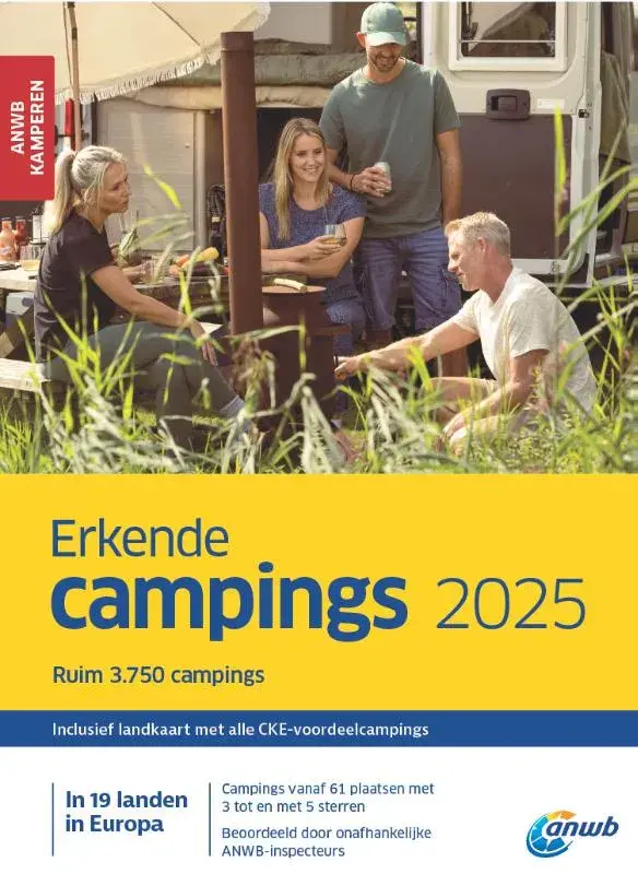 ANWB Gids Erkende Campings 2025 | ANWB Webwinkel ANWB Gids Erkende Campings 2025 | ANWB Webwinkel