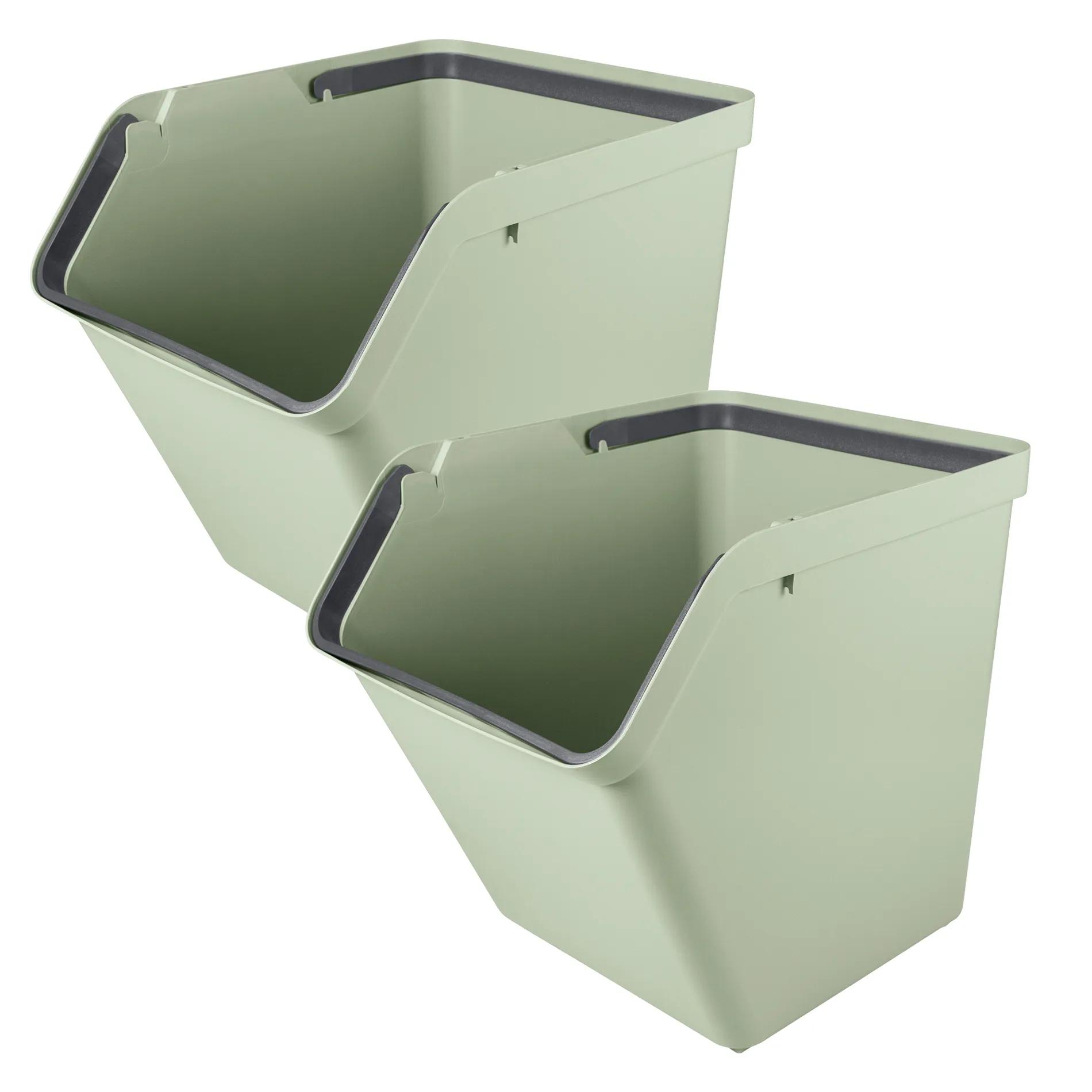 Sigma home sorteer unit 60L groen- 2 dlg | ANWB Webwinkel