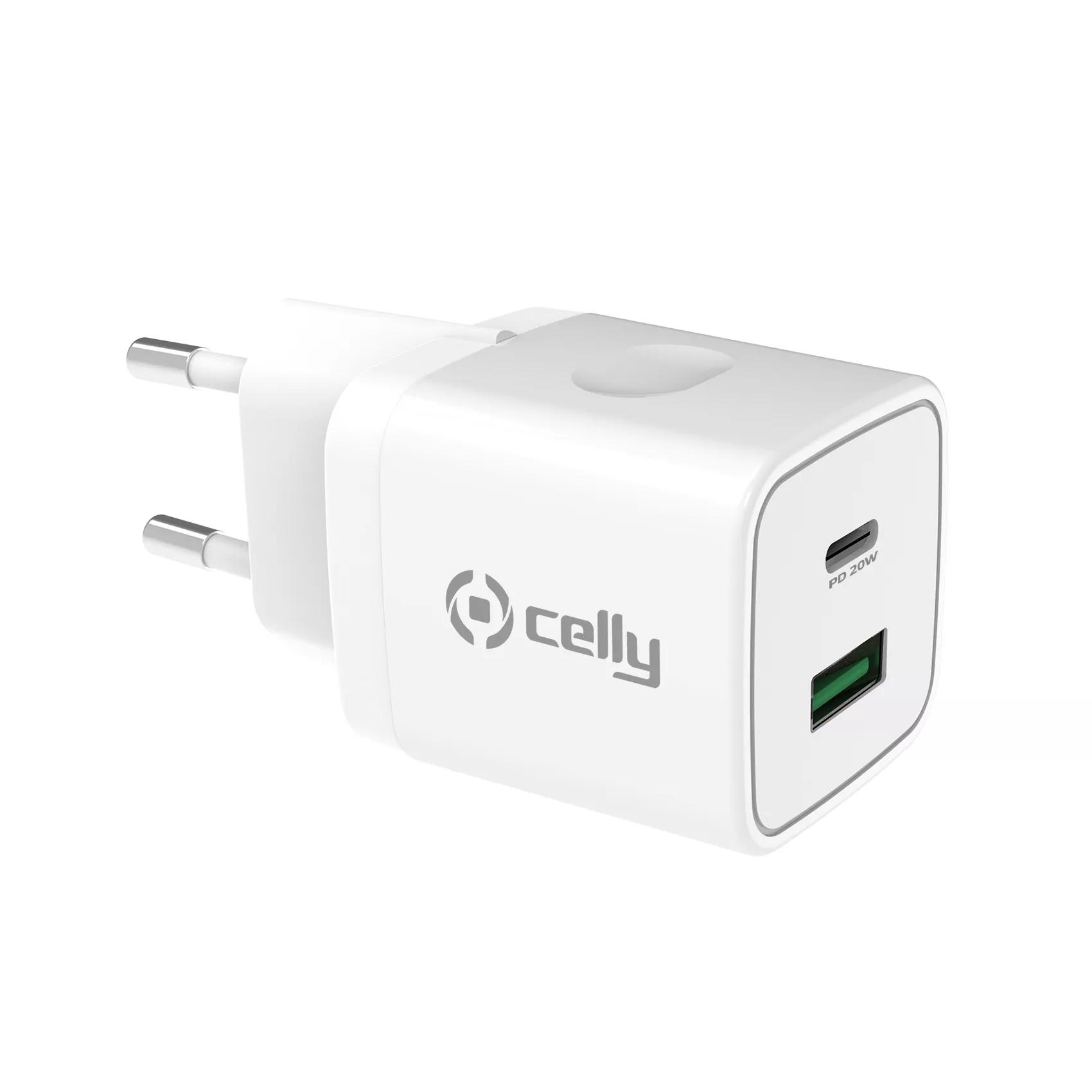 USB en USB-C 20W - Muurlader - Celly | ANWB Webwinkel