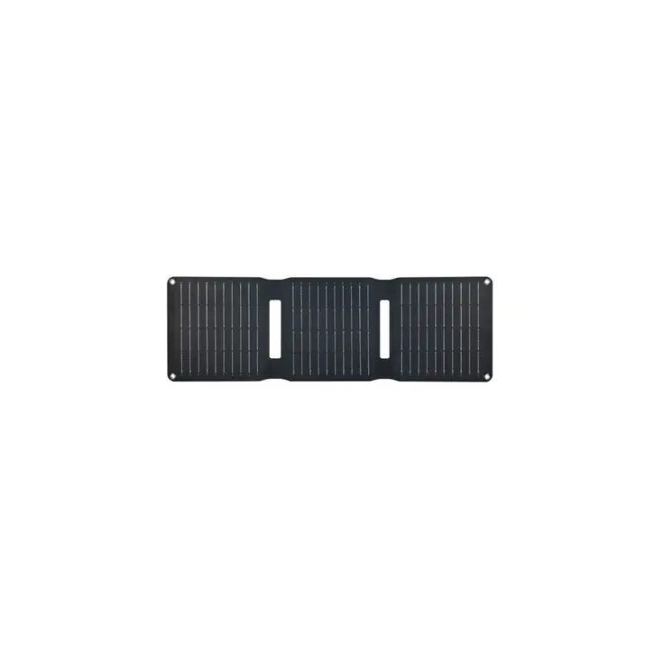 Draagbare zonne-oplader met usb-c poort zwart | ANWB Webwinkel